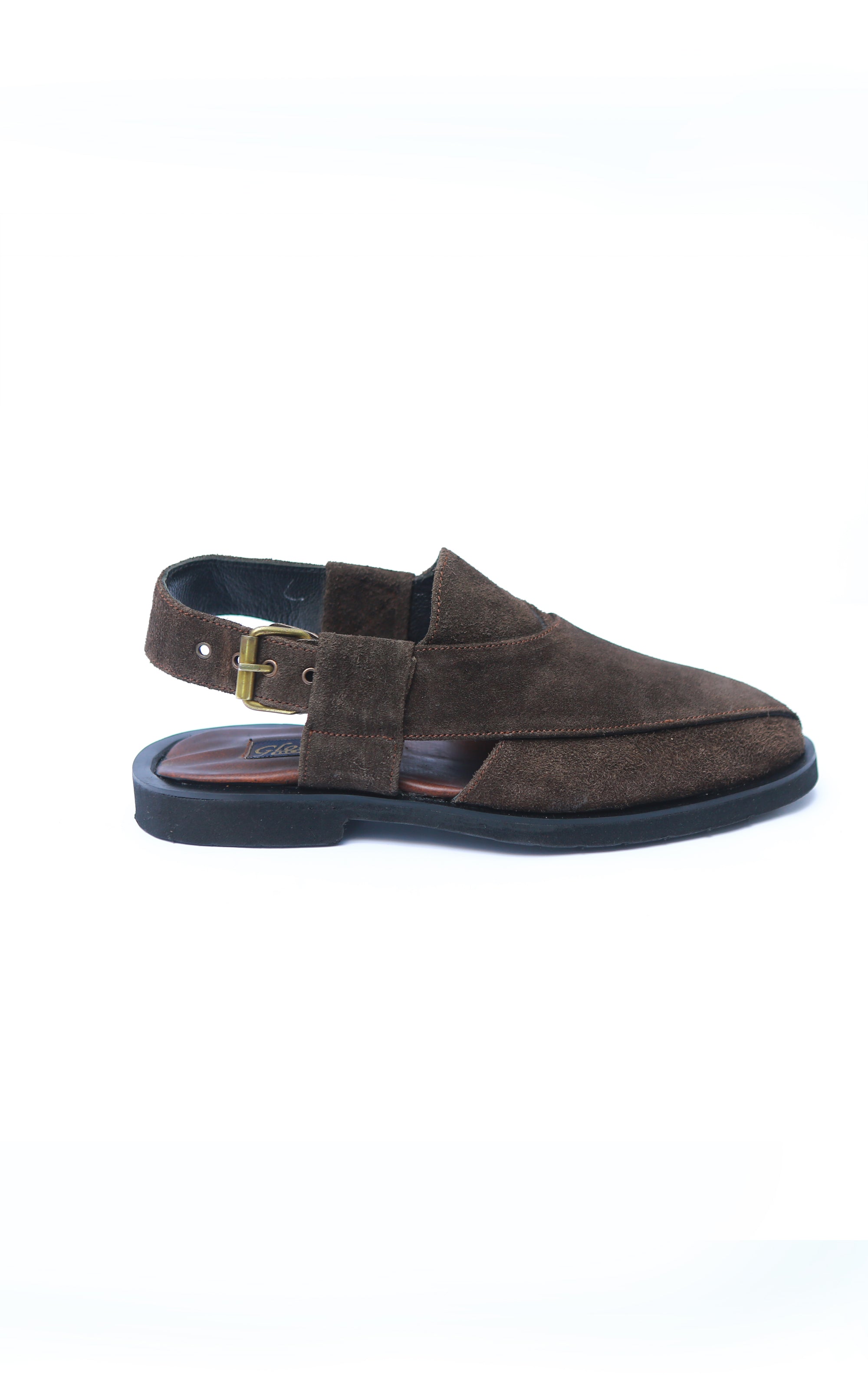 Pure Suede Leather Peshawari Chappal Brown – Luxury Handmade Leather ...